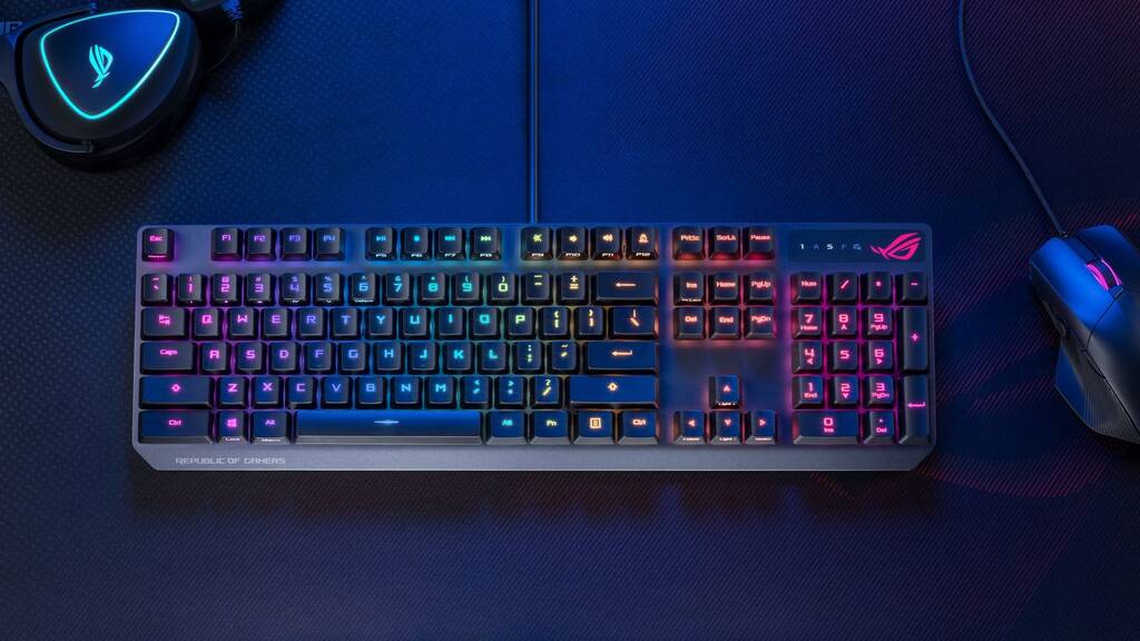 ASUS ROG presenta su nuevo teclado Strix Scope RX con interruptores ...