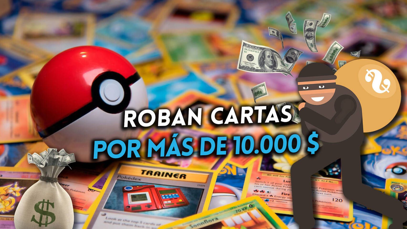 Dos ladrones robaron cartas Pokémon por valor de más de 10.000 $ en ...
