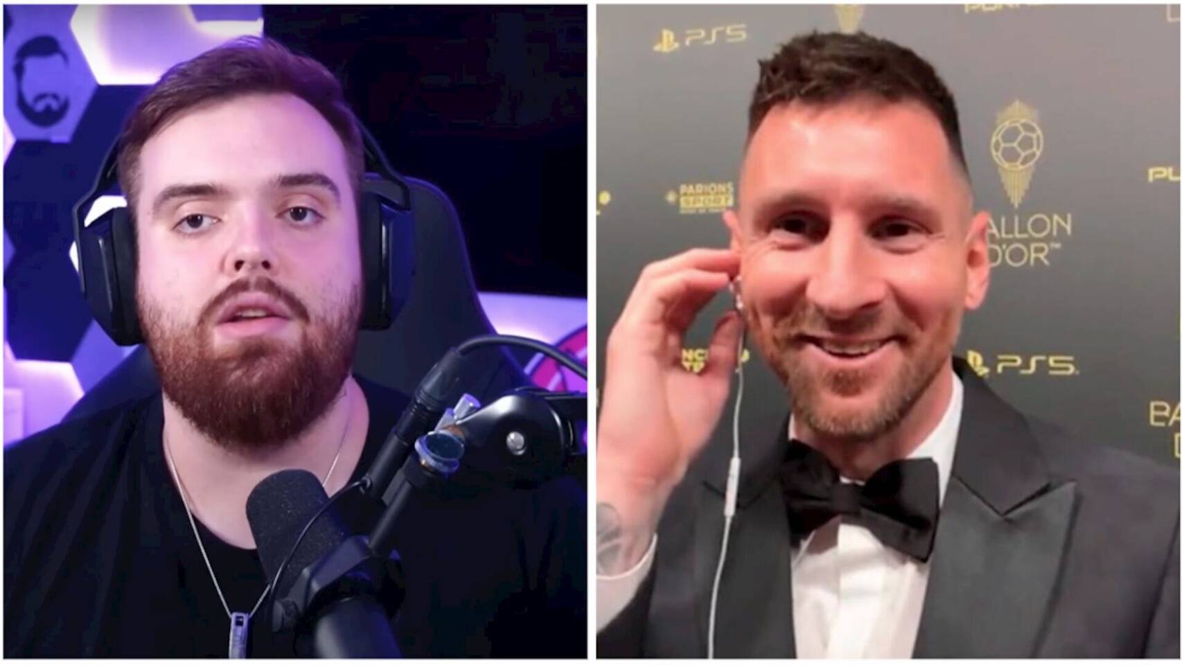 Messi se pica y 'trolea' a Ibai Llanos en pleno directo tras ganar el ...