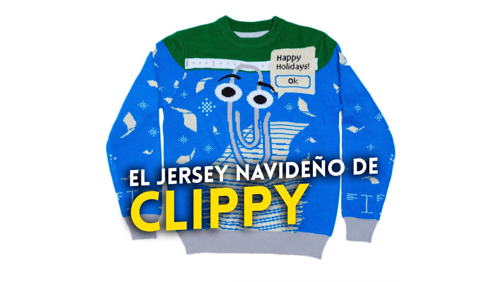 El emblemático Clippy protagoniza el habitual jersey navideño de ...