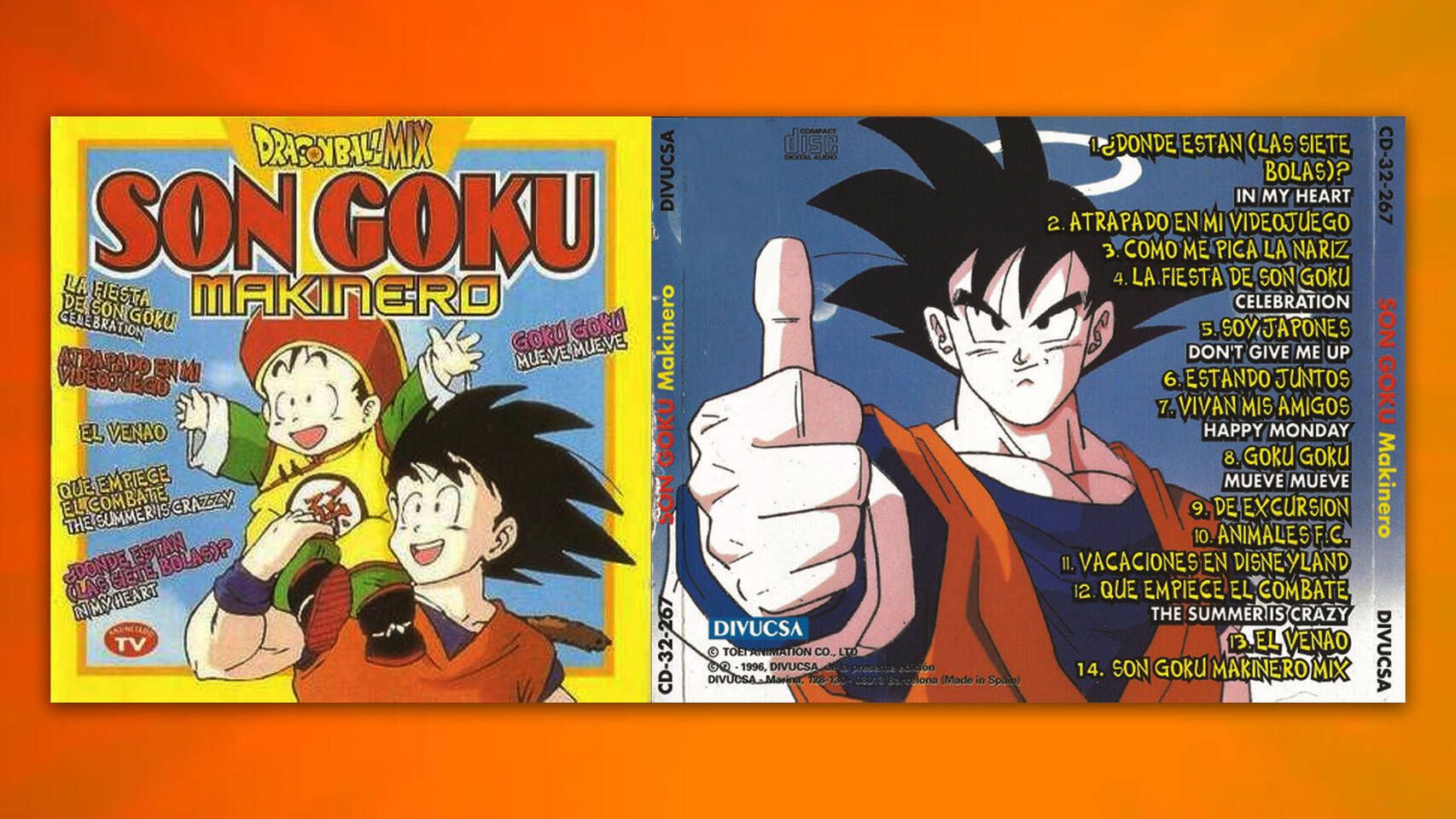 Cuando Son Goku de Dragon Ball tenía un disco en España y Constantino ...