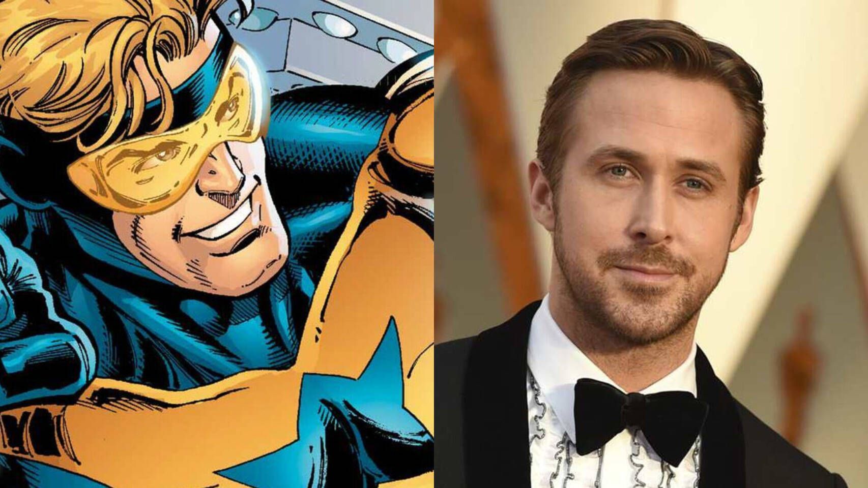 Un fan art imagina a Ryan Gosling como Booster Gold en la nueva DC ...