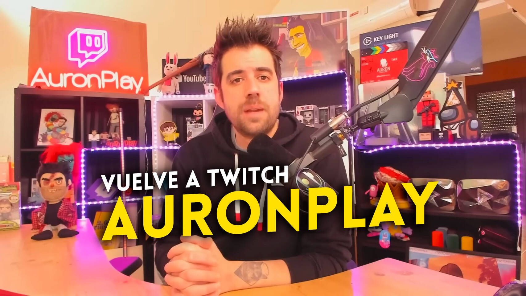 Auronplay regresa por sorpresa a Twitch para los Squid Craft Games 2 ...