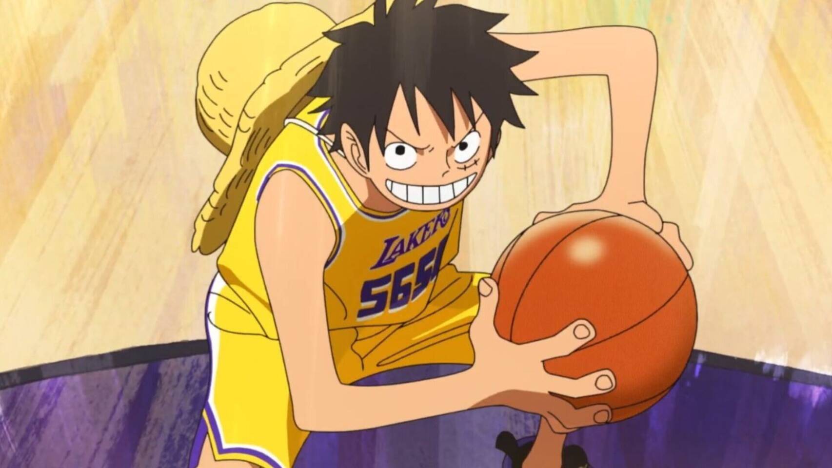 Luffy ficha por Los Angeles Lakers: Así luce el protagonista de 'One ...
