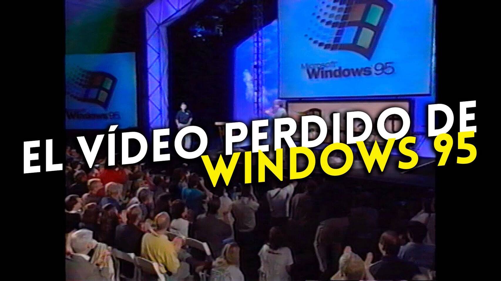 Rescatan en YouTube un vídeo con la presentación original de Windows 95 ...