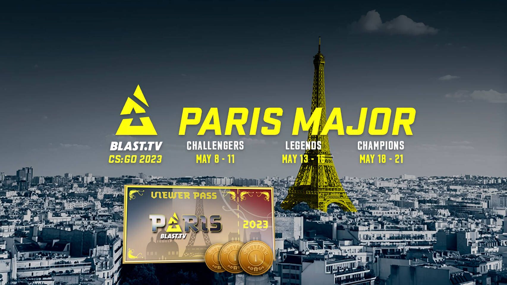 CS:GO estrena los Stickers y el Viewer Pass del BLAST.tv Paris Major ...