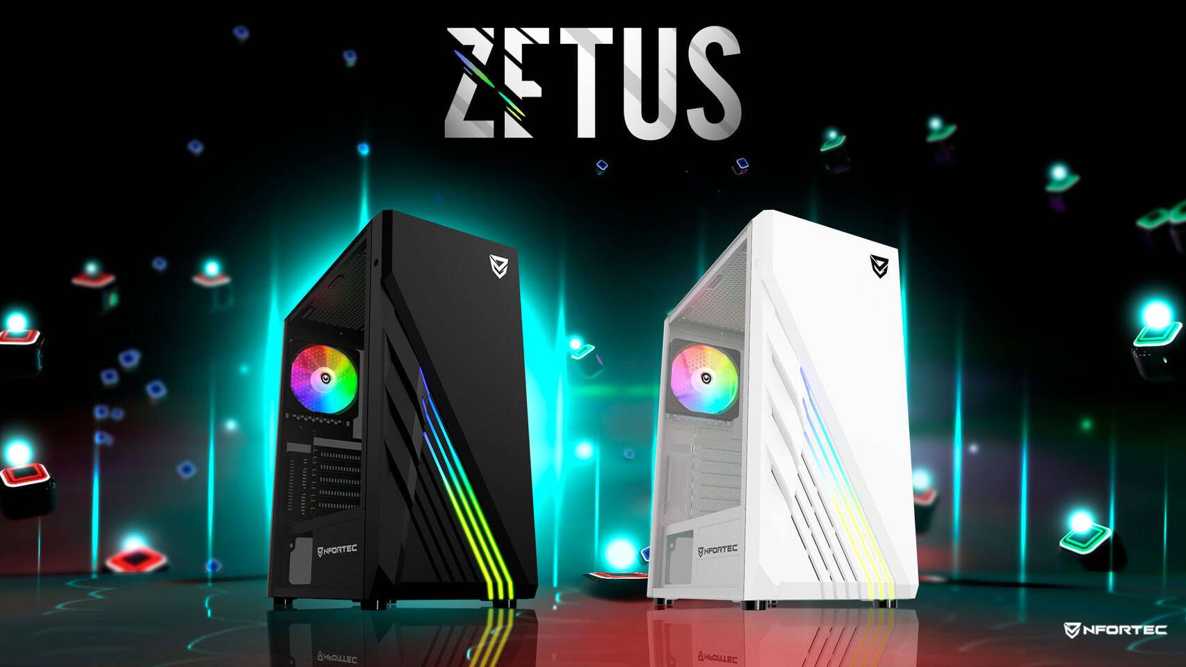 Zetus es la nueva torre de Nfortec con formato ATX y tecnología A-RGB ...