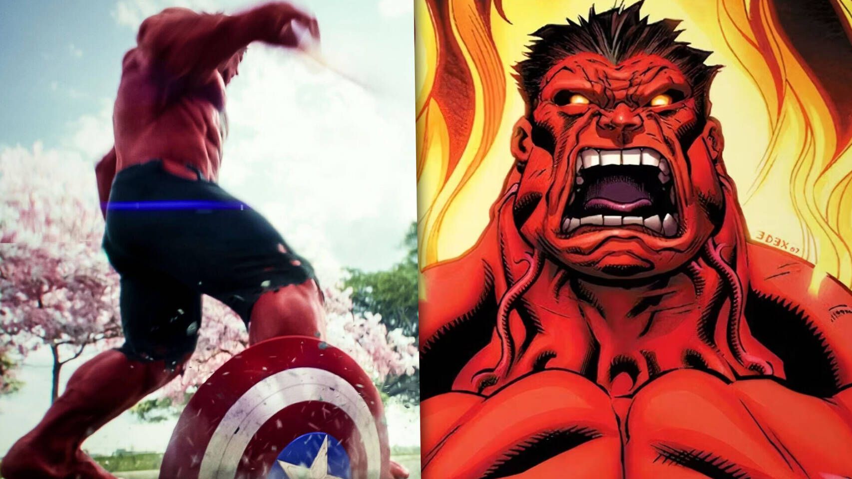 ¿Quién es Hulk Rojo y por qué será un brutal rival en la próxima ...