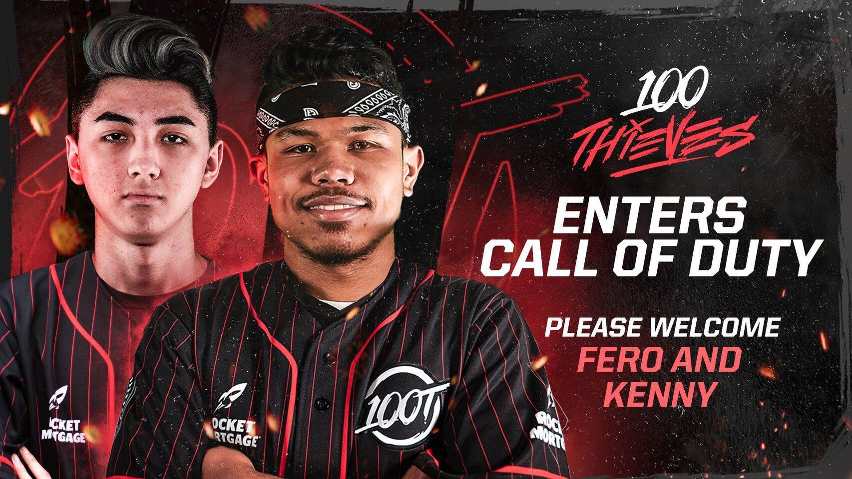 100 Thieves vuelve al Call of Duty fichando a Kenny y Fero - Vandal Sports