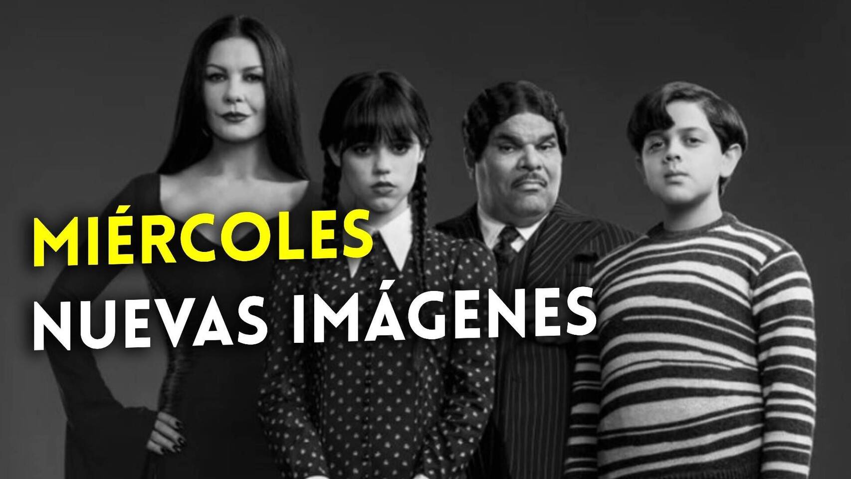 'Miércoles': Primeras imágenes de La familia Addams al completo ...