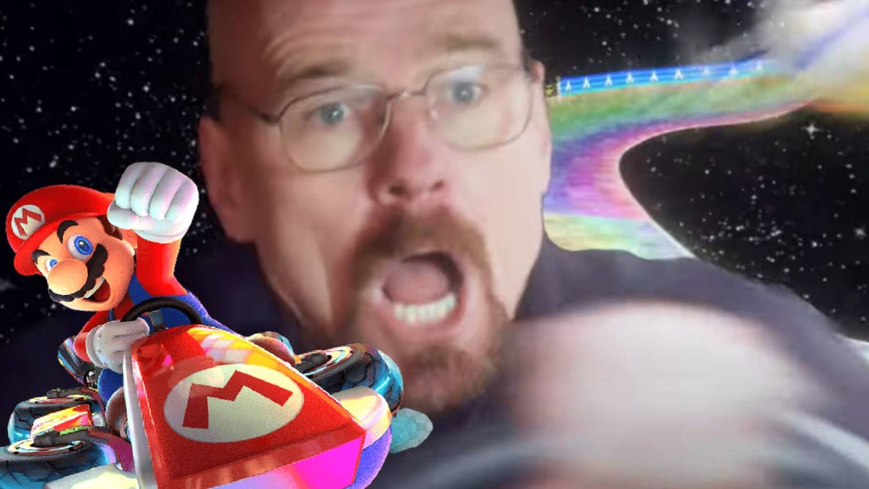 Walter White y Jesse Pinkman compiten en Mario Kart en una carrera ...