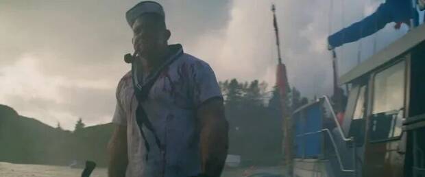 Popeye se convierte en un asesino en serie como Jason de 'Viernes 13 ...