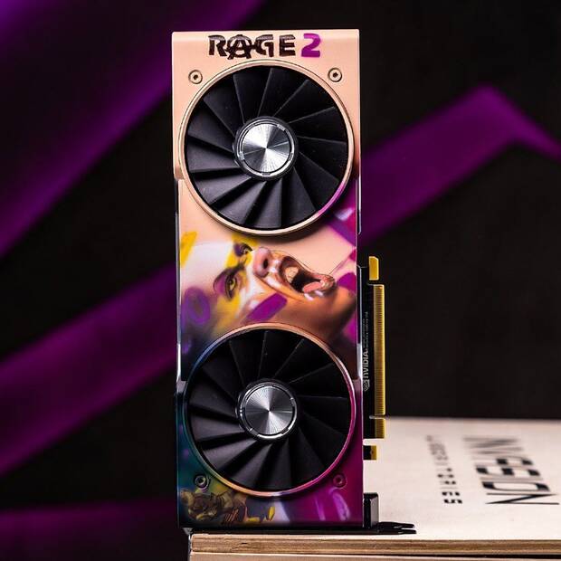 Así es la NVIDIA GeForce RTX 2080 personalizada con Rage 2 - Vandal Ware