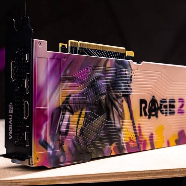 Así es la NVIDIA GeForce RTX 2080 personalizada con Rage 2 - Vandal Ware