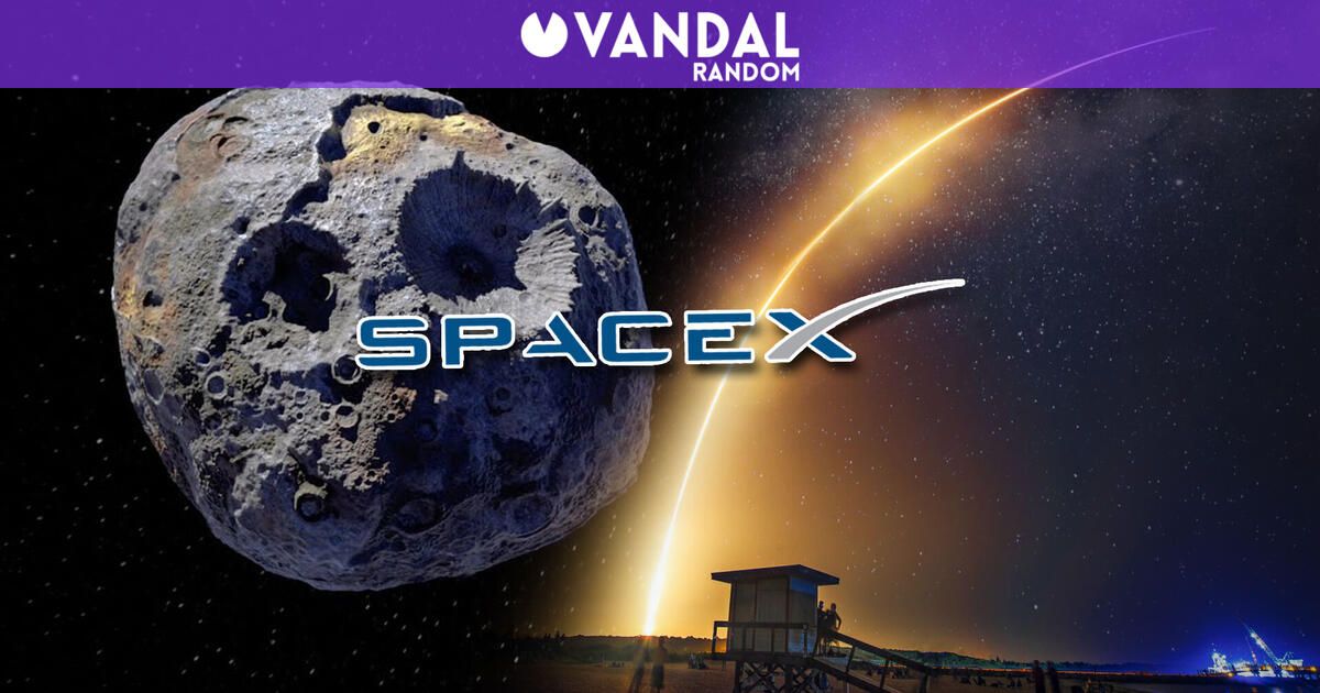 SpaceX se prepara para viajar al asteroide 'dorado' valorado en 10 mil ...