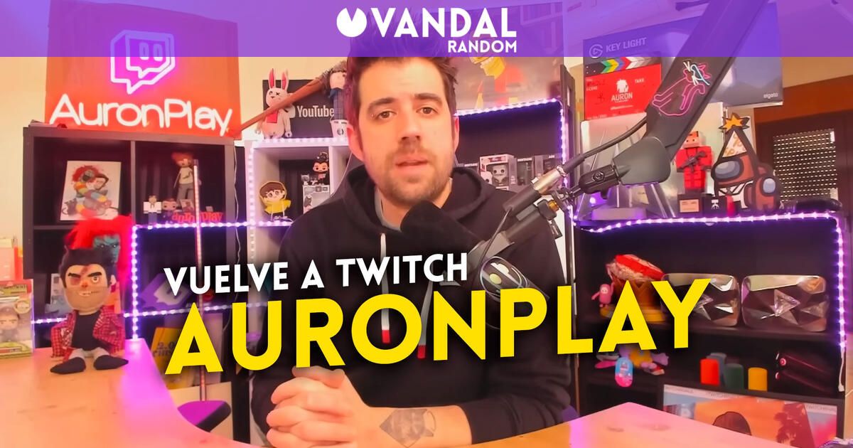 Auronplay regresa por sorpresa a Twitch para los Squid Craft Games 2 ...
