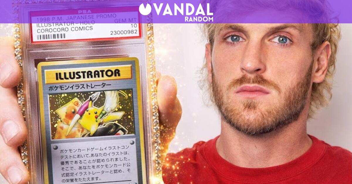 Es oficial: Logan Paul vende su Pikachu Illustrator por más de 16 ...
