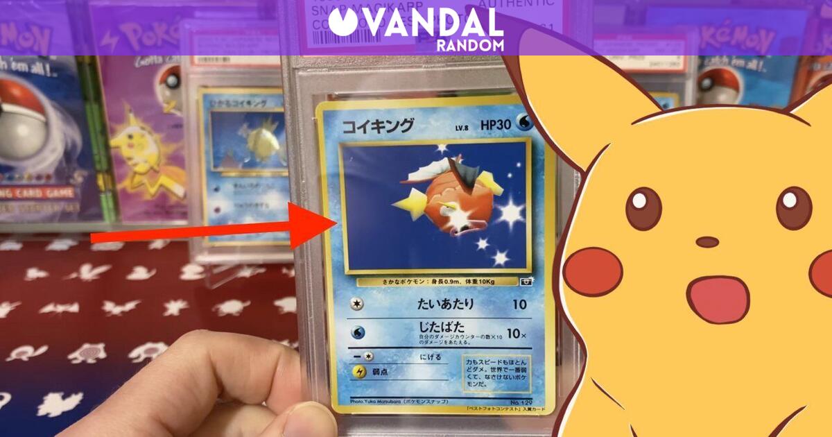 Snap Magikarp, una carta de Pokémon con solo 20 copias y que cuesta 130 ...