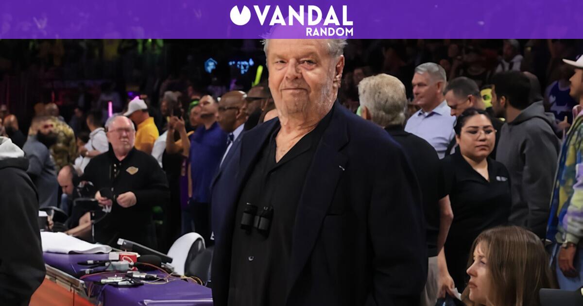 Jack Nicholson reaparece en público y recibe un homenaje en el estadio ...