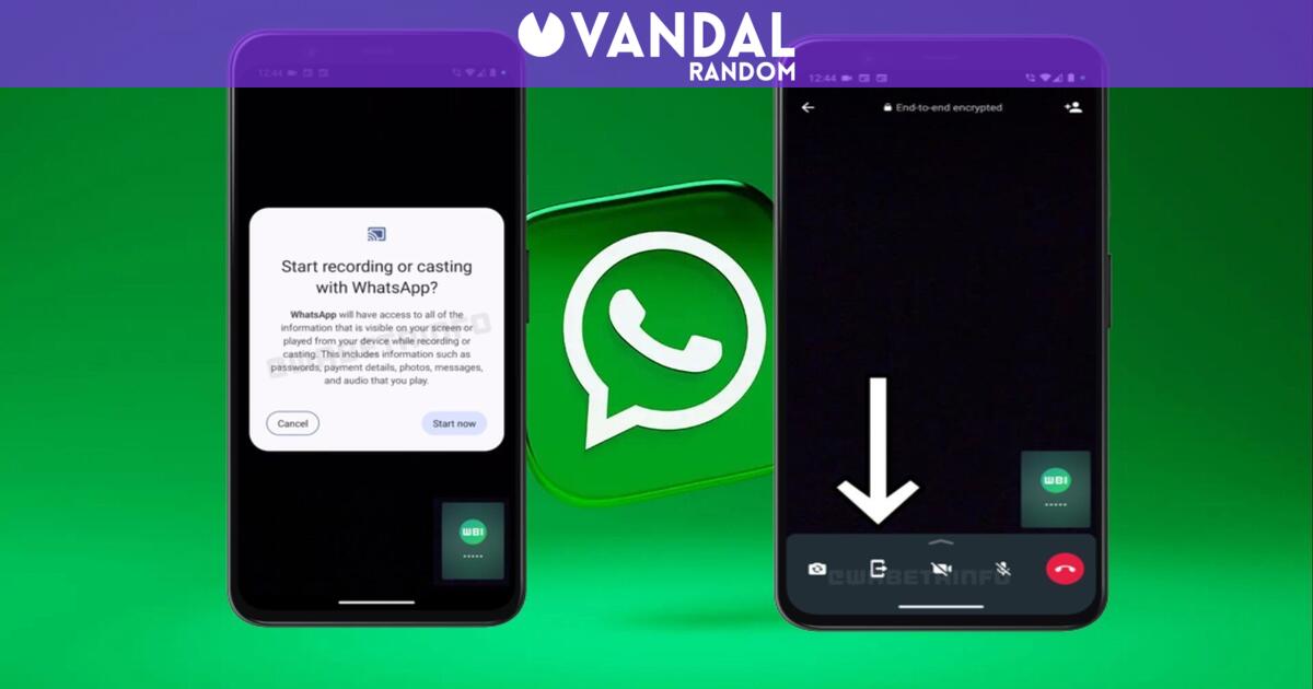 Whatsapp recibe un nuevo parche y permite compartir pantalla en videollamadas - Vandal Random