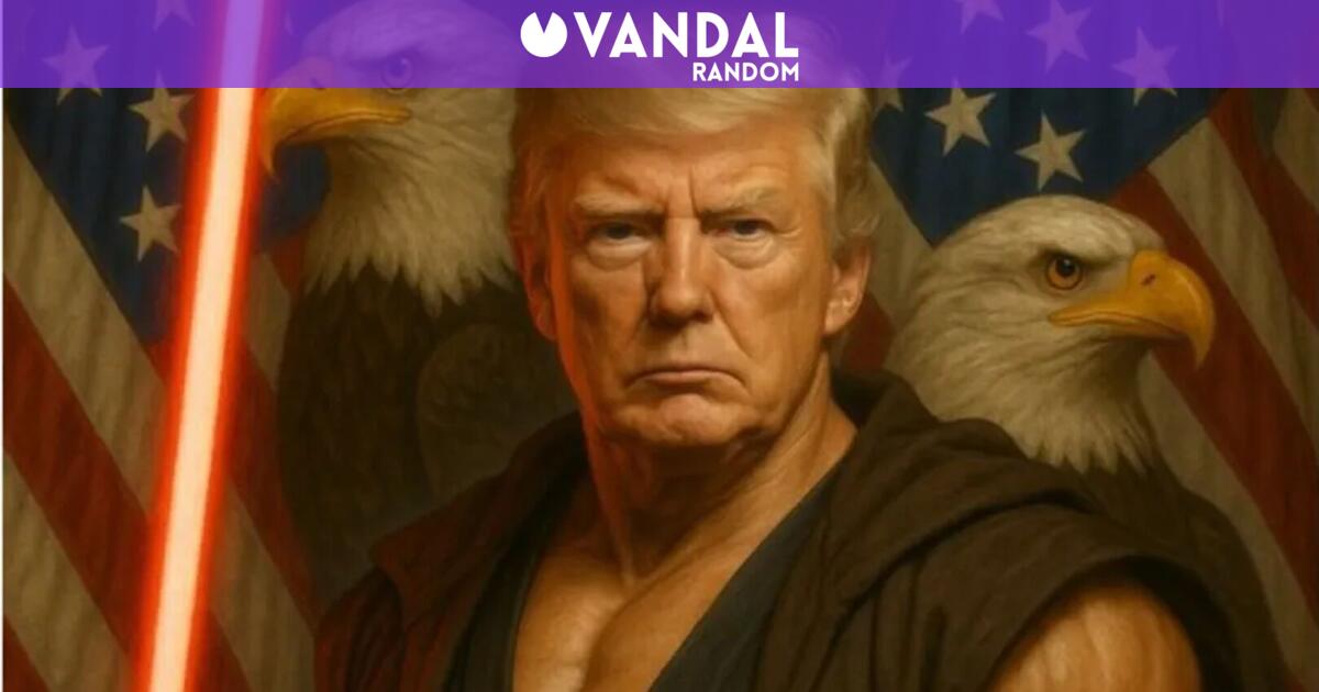La Casa Blanca comparte una imagen de Trump como Jedi hecha con IA en ...