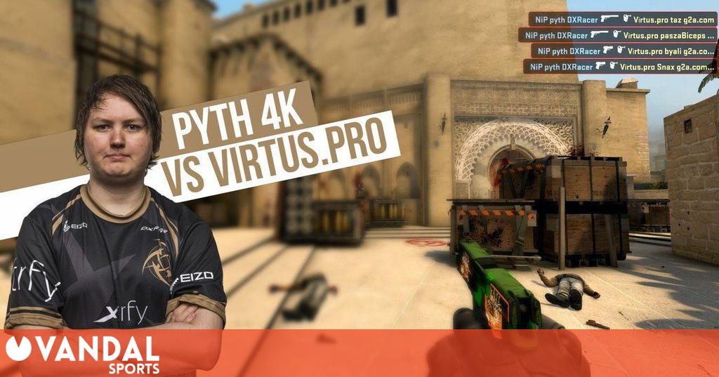 pyth de NiP fulmina a los jugadores de Virtus.Pro con su pistola - Vandal Sports