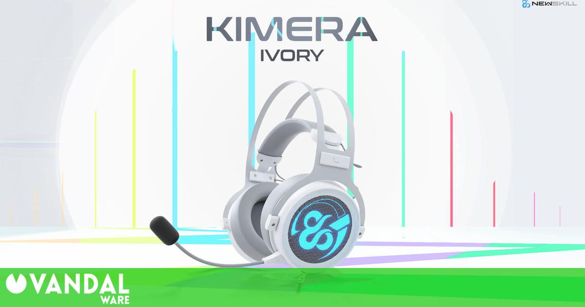 Newskill presenta sus auriculares para gamers Kimera V2 Ivory - Vandal Ware