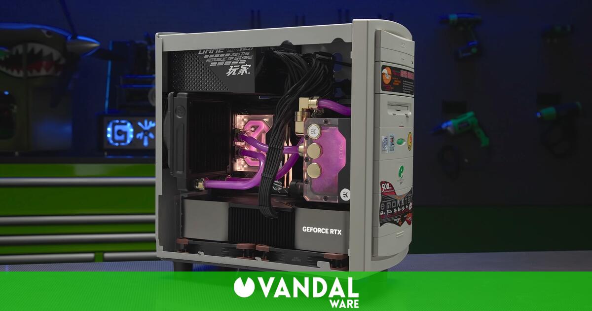 El PC Modding de los viernes: Un PC de 1999 con una RTX 4090 - Vandal Ware