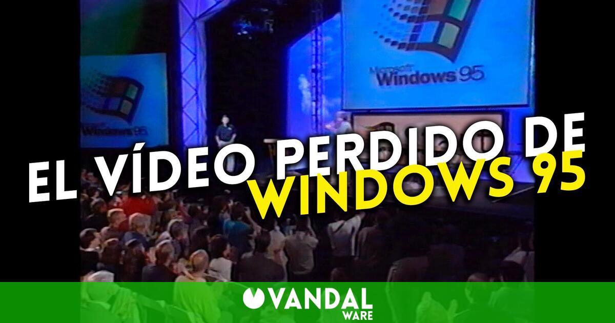 Rescatan en YouTube un vídeo con la presentación original de Windows 95 ...