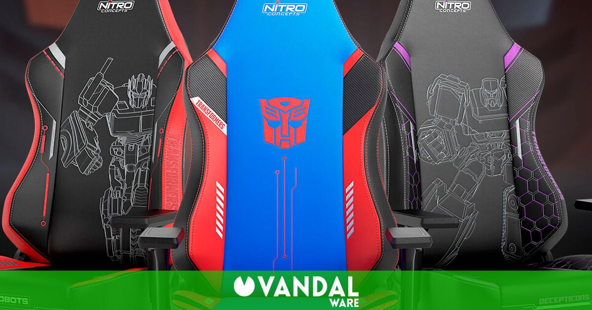 Nitro lanza una colección de sillas inspiradas en Transformers - Vandal ...