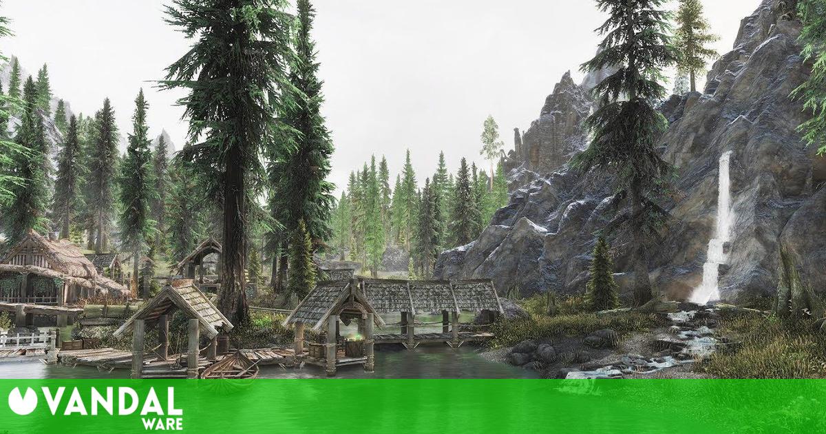 Así de espectacular se ve Skyrim cargado de mods gráficos y con Ray ...