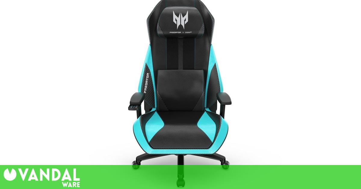 Predator x OSIM, la silla para gamers que te da un masaje mientras ...