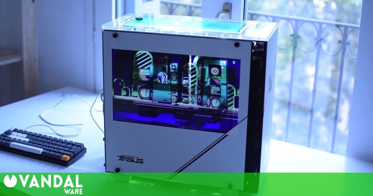 El PC Modding de los viernes: El ordenador de Rick y Morty… ¡Con efecto ...